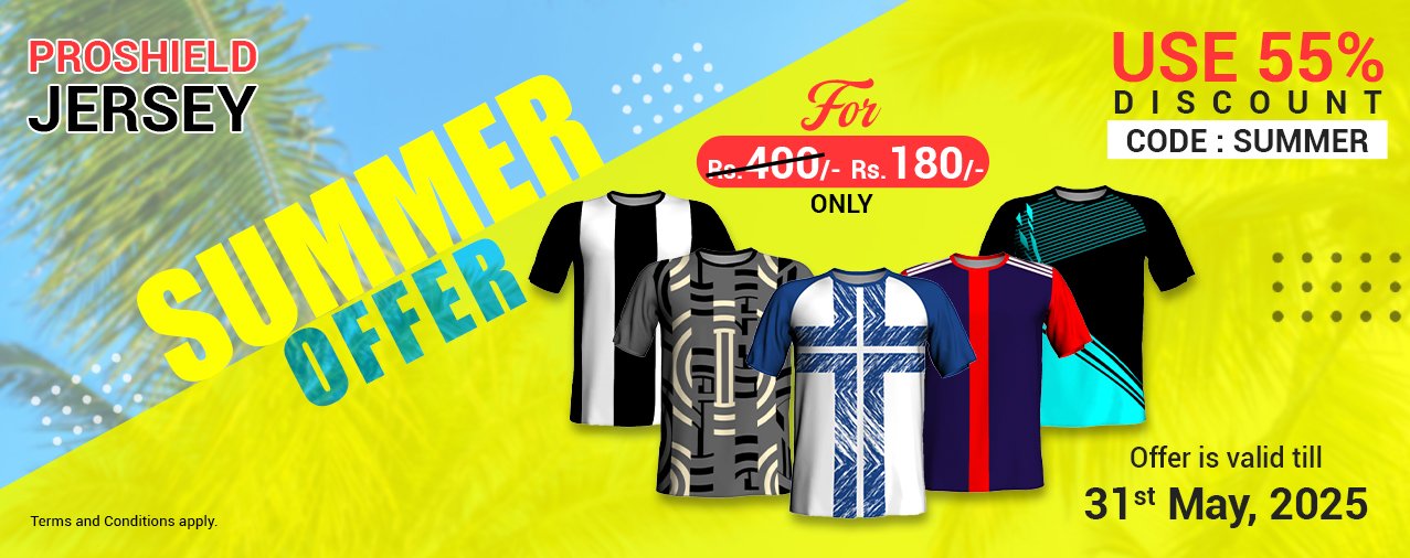 Proshield - Custom Jerseys in India - Design Customized Jerseys for ...